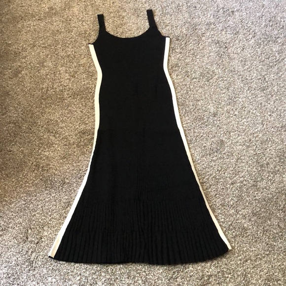 sass & bide | Dresses | Sass And Bide Black Dress With White Side ...